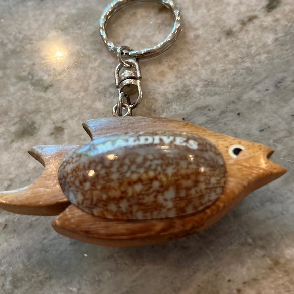 Accessories | Wood Puffer Fish Maldives Keychain | Poshmark